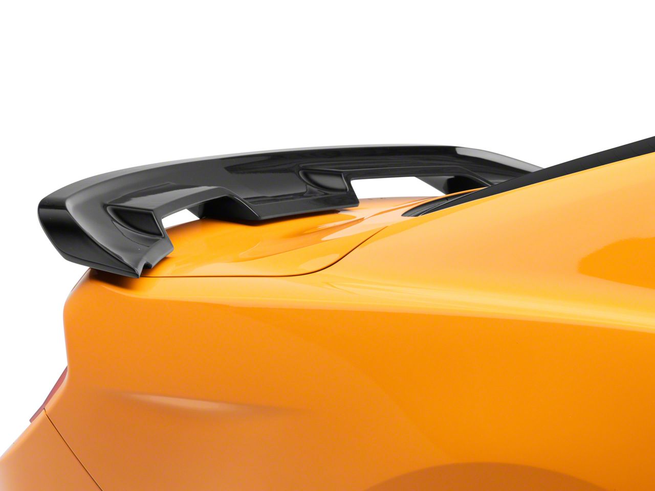 Mustang GT500 Style Rear Spoiler; Gloss Black (15-22 Mustang Fastback ...