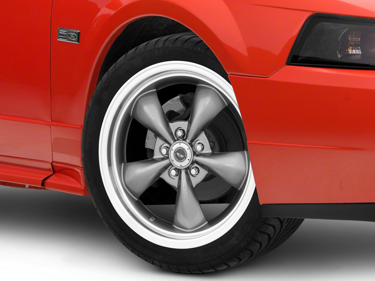 American Racing Mustang TORQ THRUST M Anthracite Gray Wheel; 18x9 ...