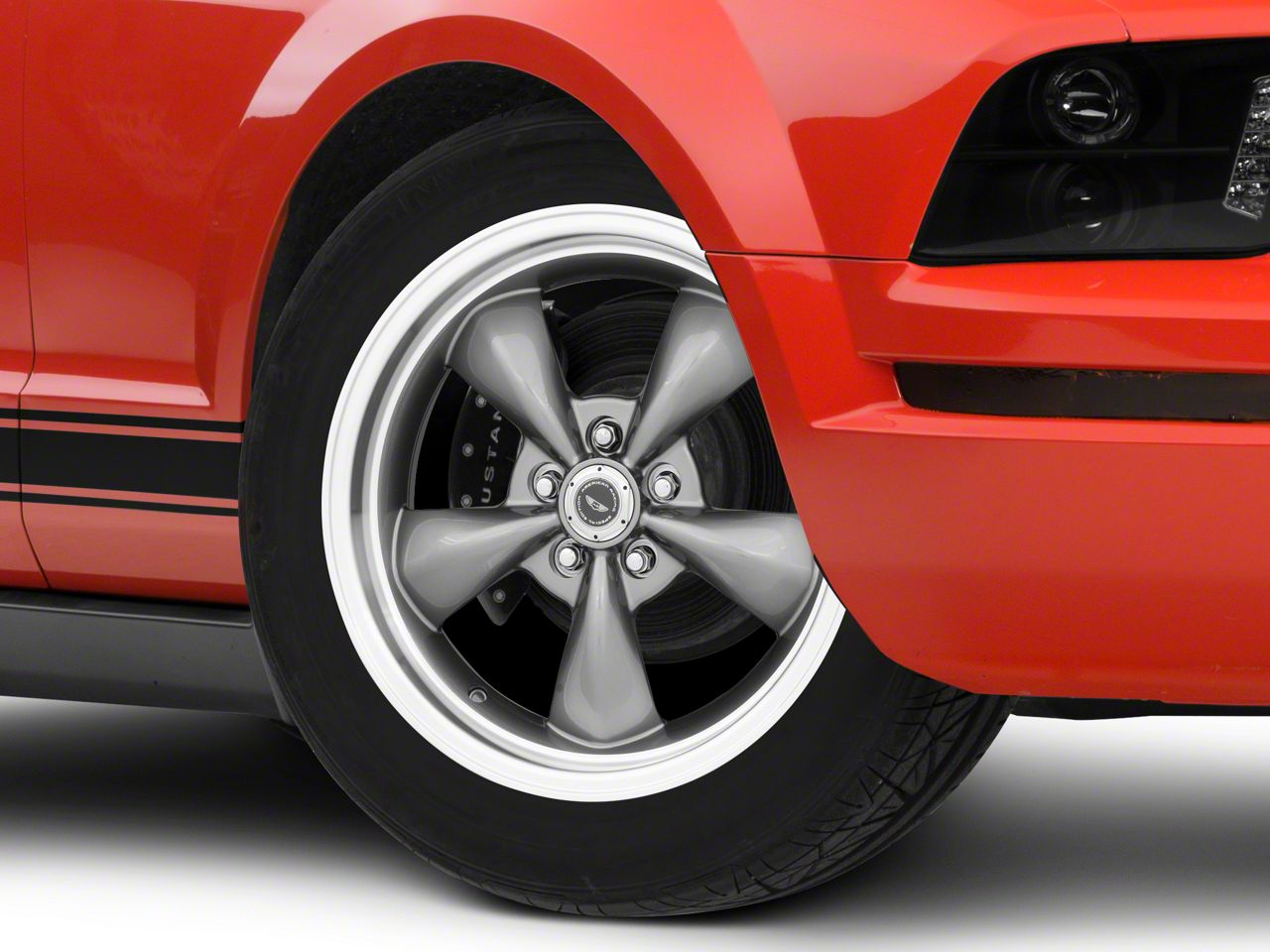 American Racing Mustang TORQ THRUST M Anthracite Gray Wheel; 18x9 ...