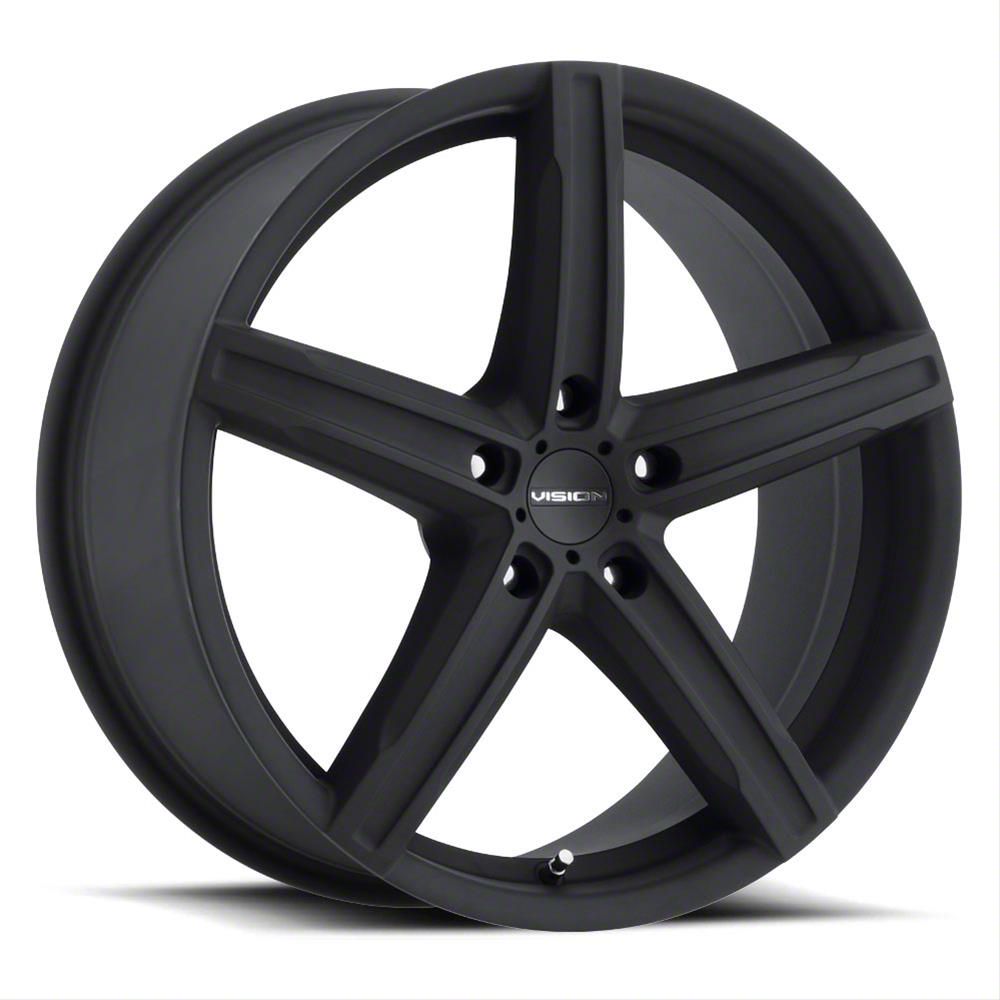 Vision Wheel Mustang 469 Boost Satin Black Wheel; 20x8.5 469-2865SB35 ...
