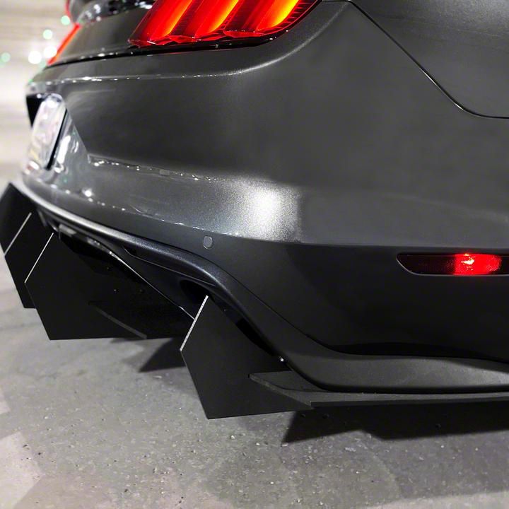 Mustang Rear Side Fins (15-17 Mustang GT, EcoBoost, V6) - Free Shipping