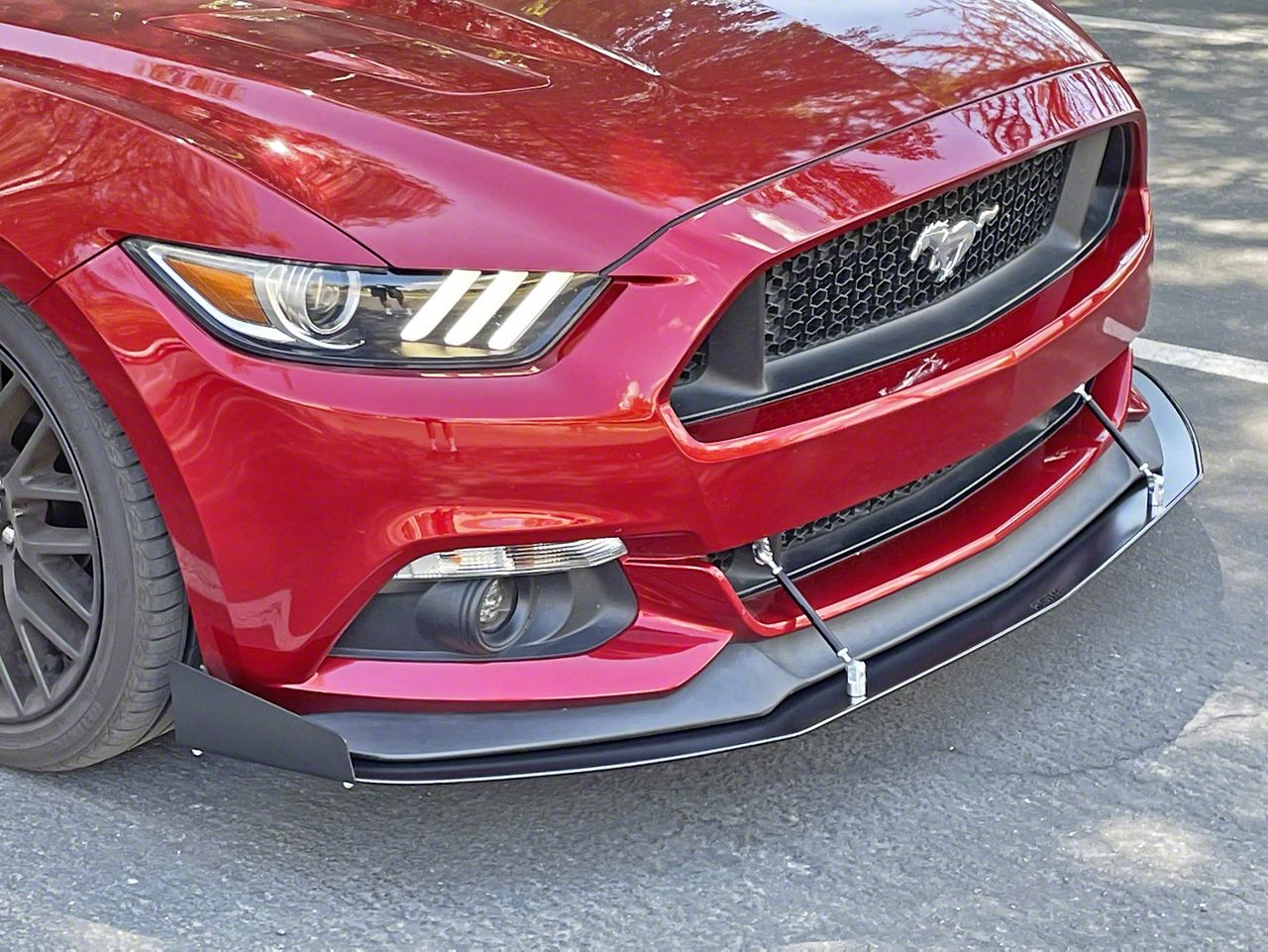 FS Performance Engineering Mustang Front Splitter V1 with Splitter Rods ...