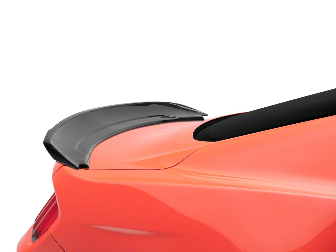 Mustang GT350 Track Pack Style Rear Spoiler; Gloss Black (15-22 Mustang ...
