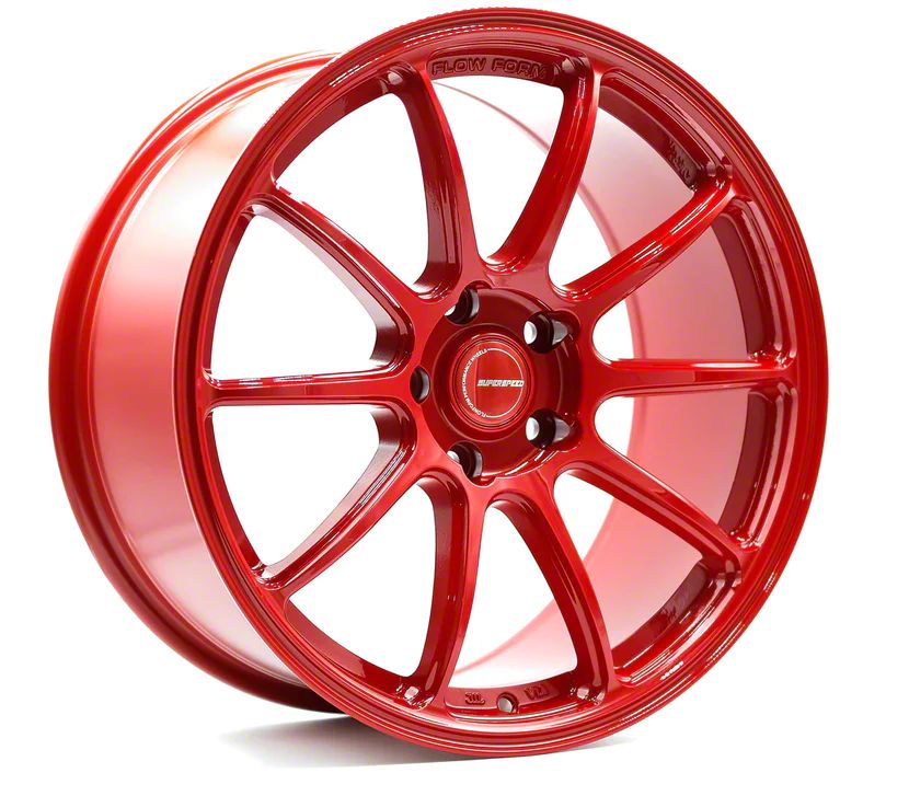 Superspeed Wheels Mustang RF03RR Hyper Red Wheel; 18x9.5 ...