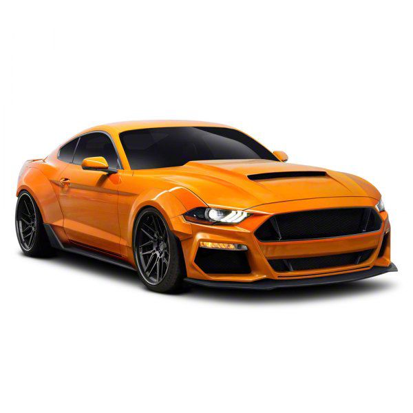 Mustang Grid Widebody Kit; Unpainted (18-22 Mustang GT Fastback ...