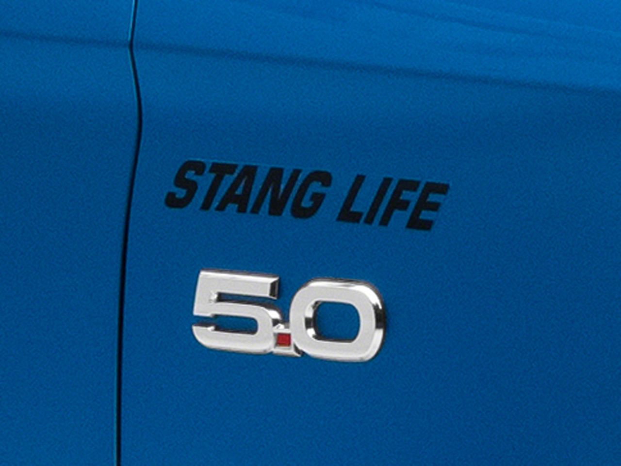 SpeedForm Mustang Stang Life Decal; Matte Black 431196 - Free Shipping