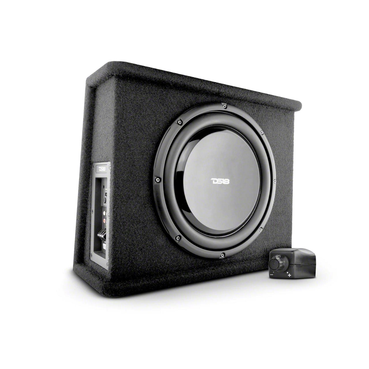 DS18 Jeep Wrangler 12-Inch Shallow Subwoofer Base Package; 700 Watts ...