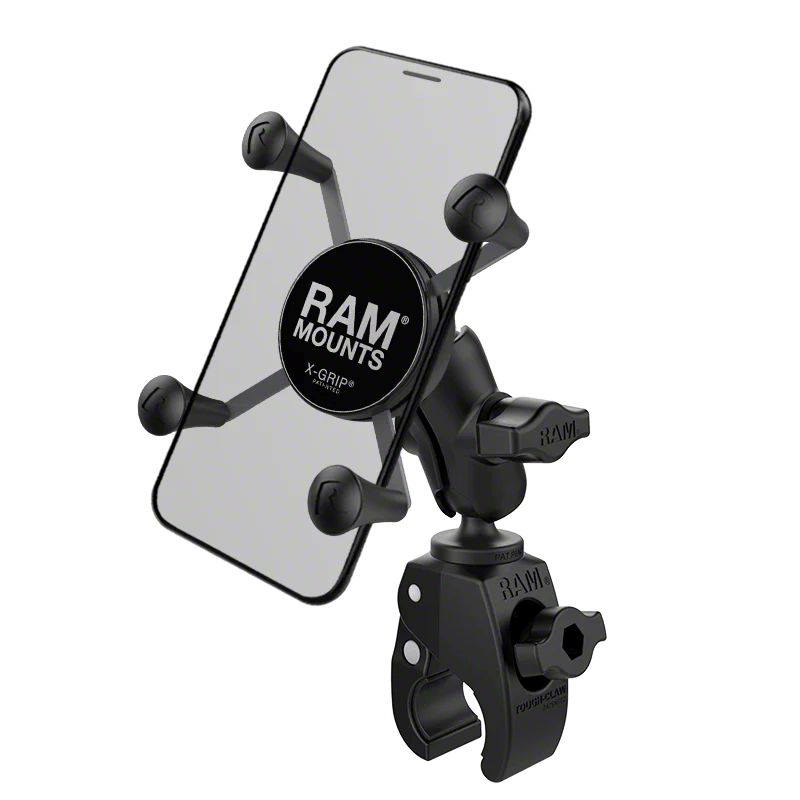 RAM Mounts Jeep Wrangler X-Grip Phone Mount with Tough-Claw Small Clamp ...