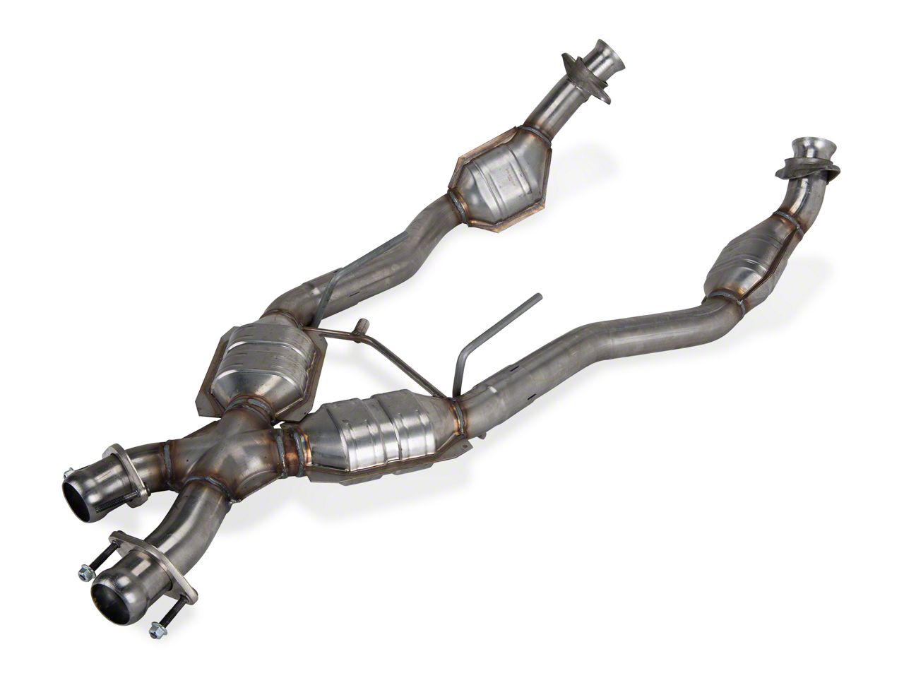 Magnaflow Mustang Direct-Fit Catted Tru-X X-Pipe; Standard Grade 93332 ...