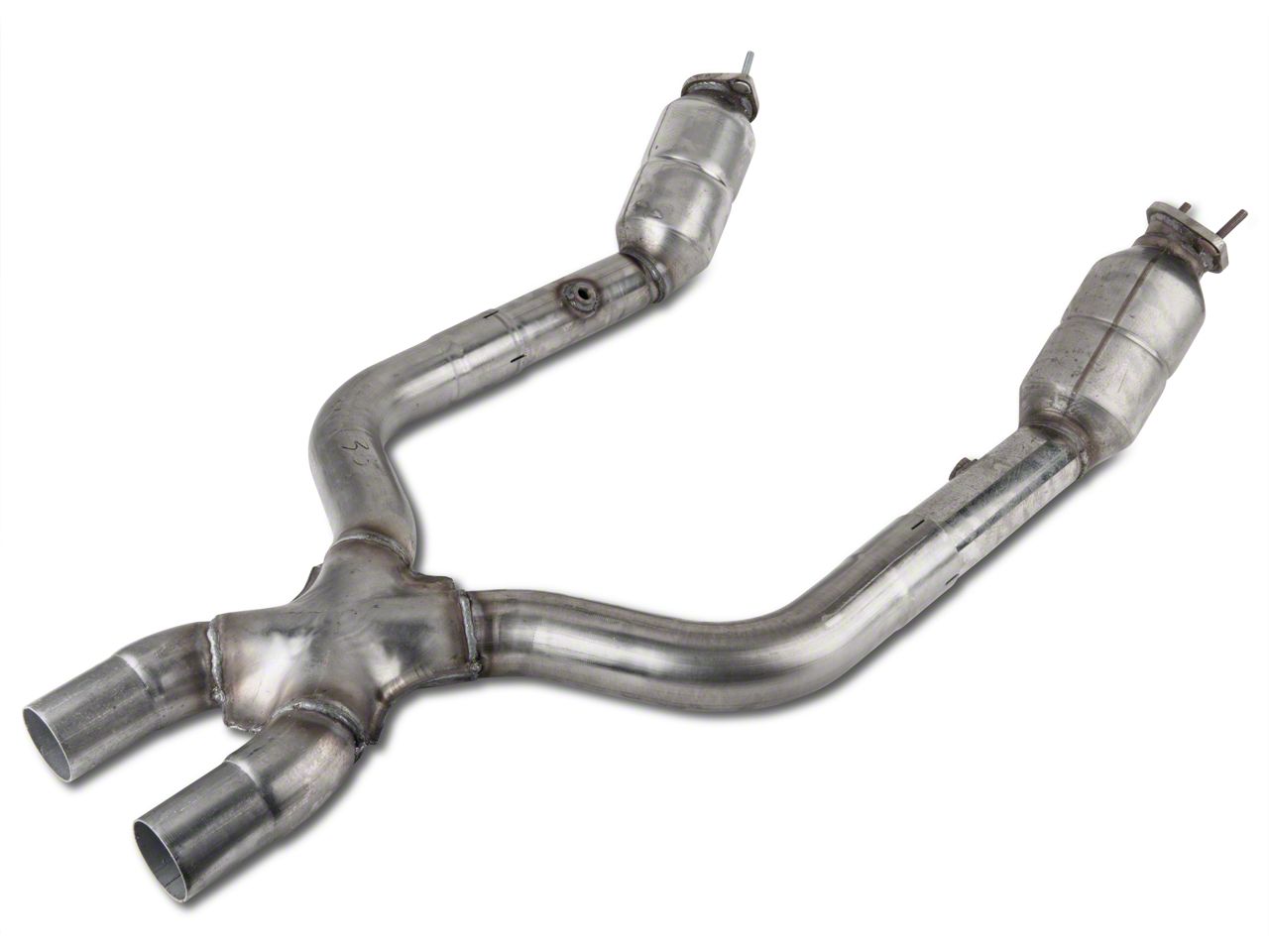 Magnaflow Mustang Direct-Fit Catted Tru-X X-Pipe; OEM Grade 49976 (11 ...