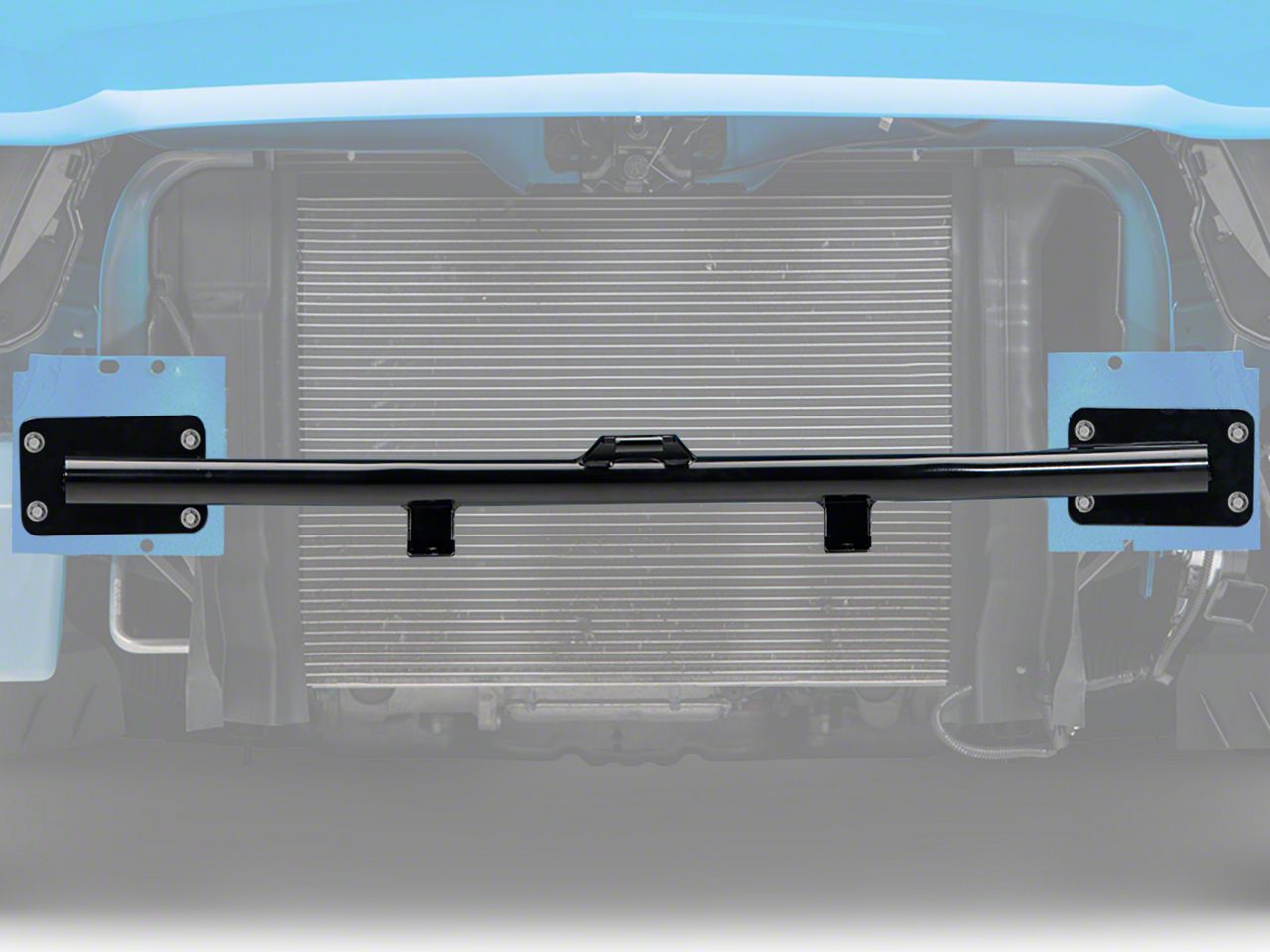 Ford Performance Mustang Tubular Front Bumper Reinforcement Support M ...