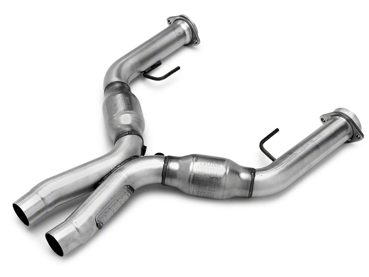 BBK Mustang Catted X-Pipe 1637 (05-10 Mustang GT w/ Long Tube Headers ...