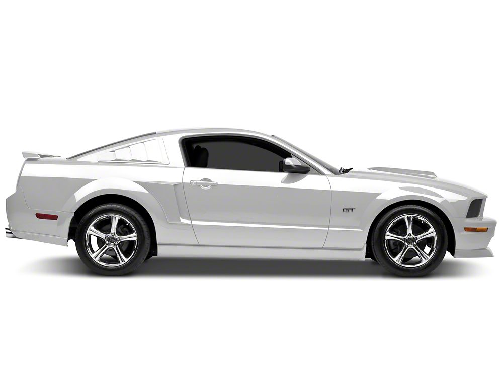 2008 mustang window louvers store