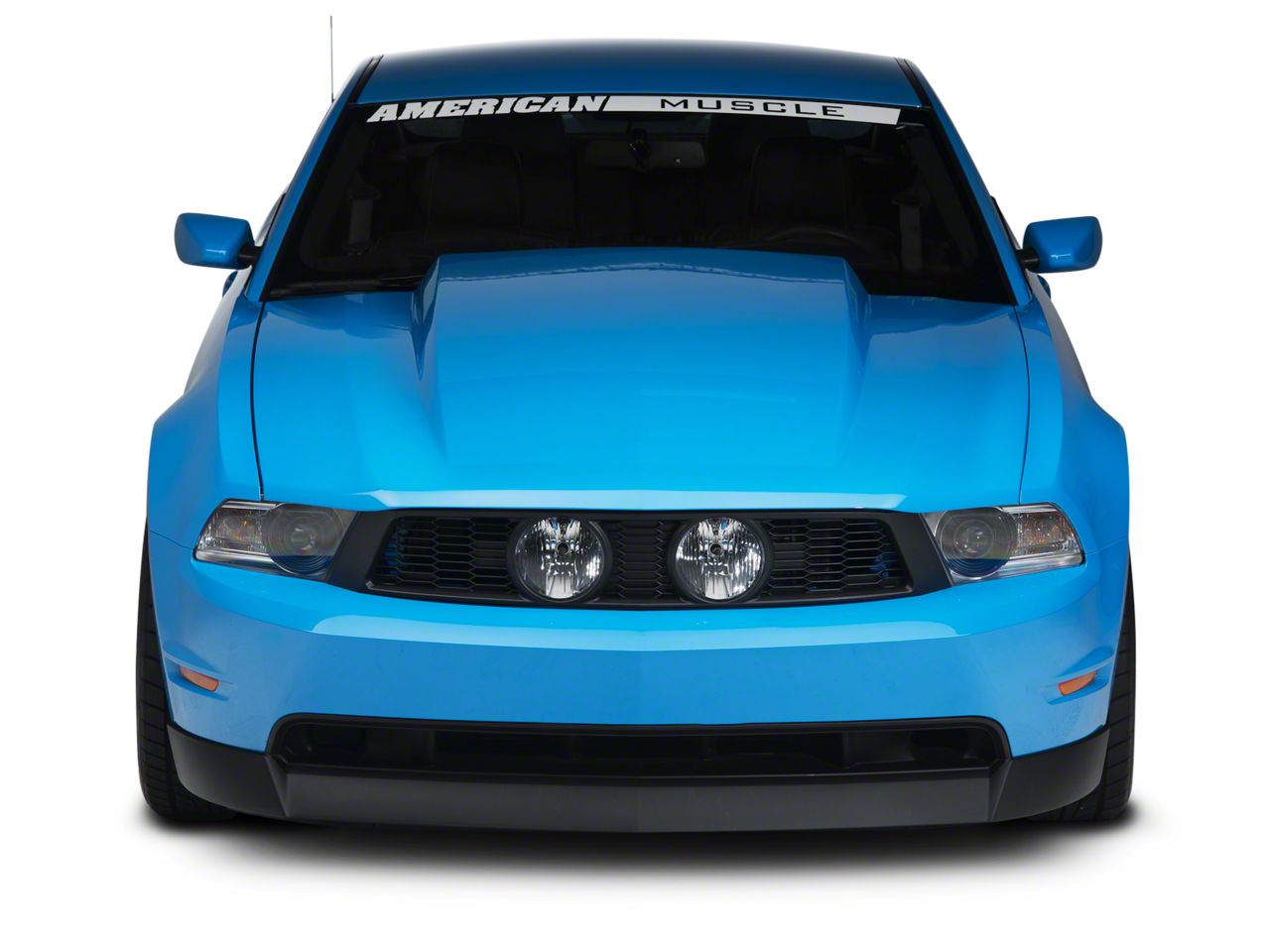 Cervini's Mustang 2.50-Inch Cowl Hood; Unpainted 1202 (10-12 Mustang GT ...