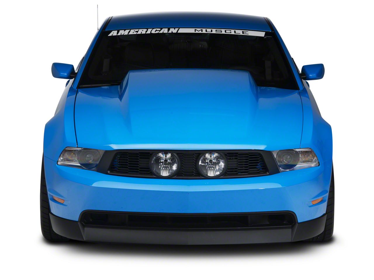 Cervini's Mustang 4-Inch Cowl Hood; Unpainted 1199 (10-12 Mustang GT ...