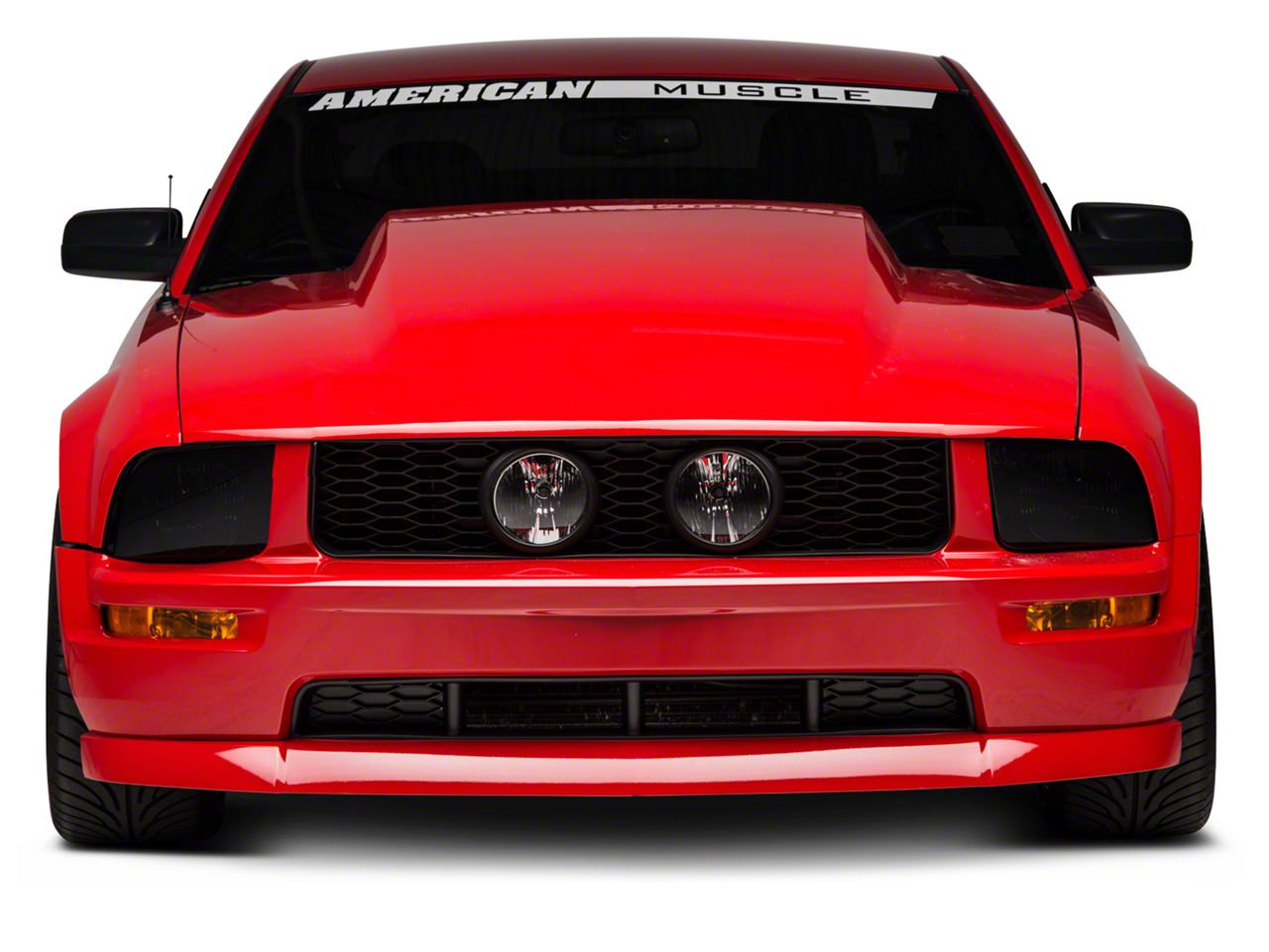Cervini's Mustang 4-Inch Cowl Hood; Unpainted 1172 (05-09 Mustang GT ...