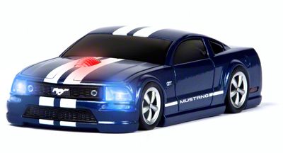 Mustang Mustang Wireless Computer Mouse - Blue/White - Free Shipping