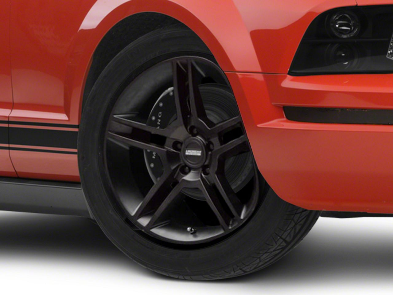 Mustang 2010 GT500 Style Matte Black Wheel; 18x9 (05-09 Mustang) - Free ...