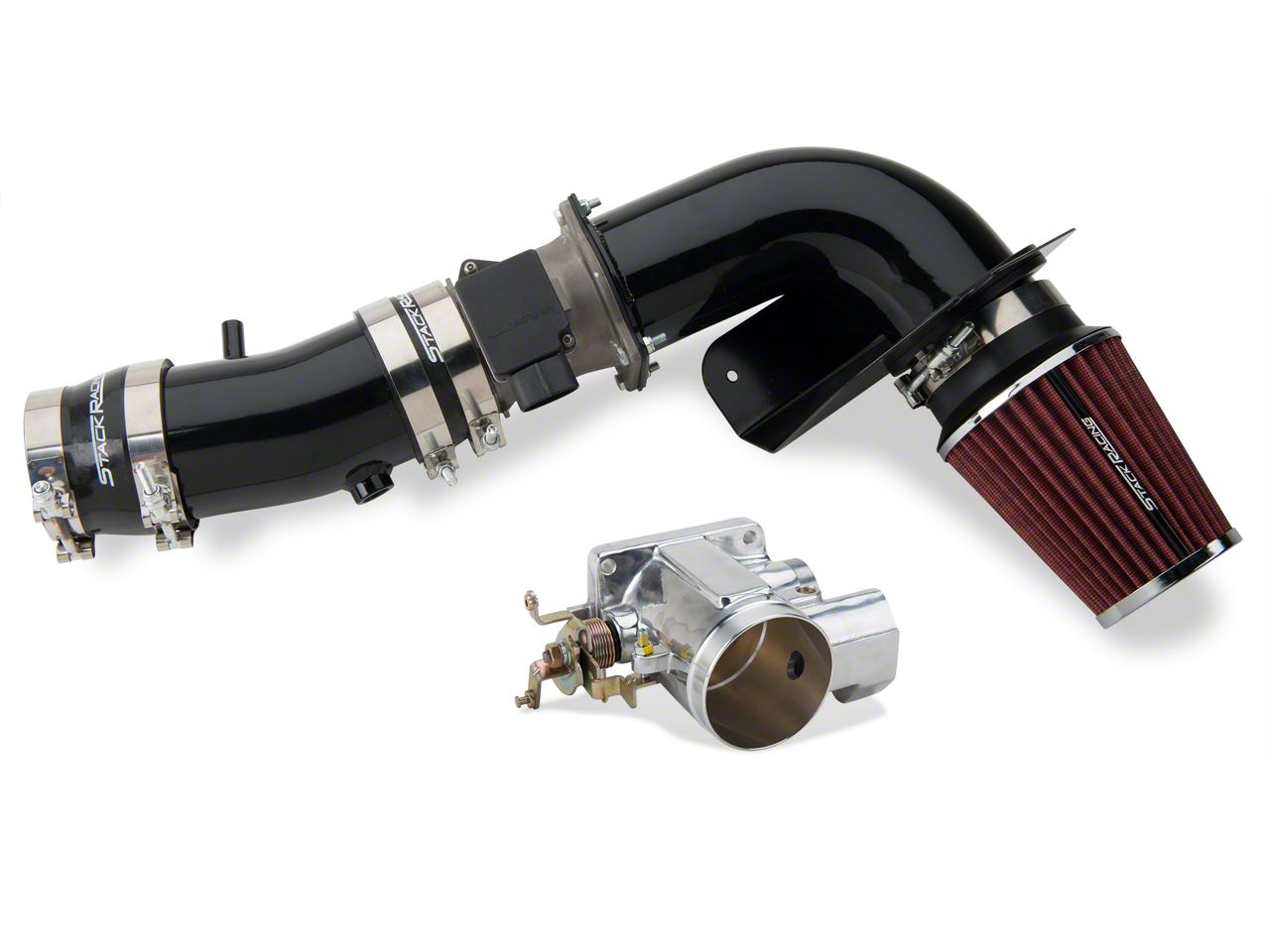 SR Performance Mustang Cold Air Intake with 75mm Throttle Body 99712 ...