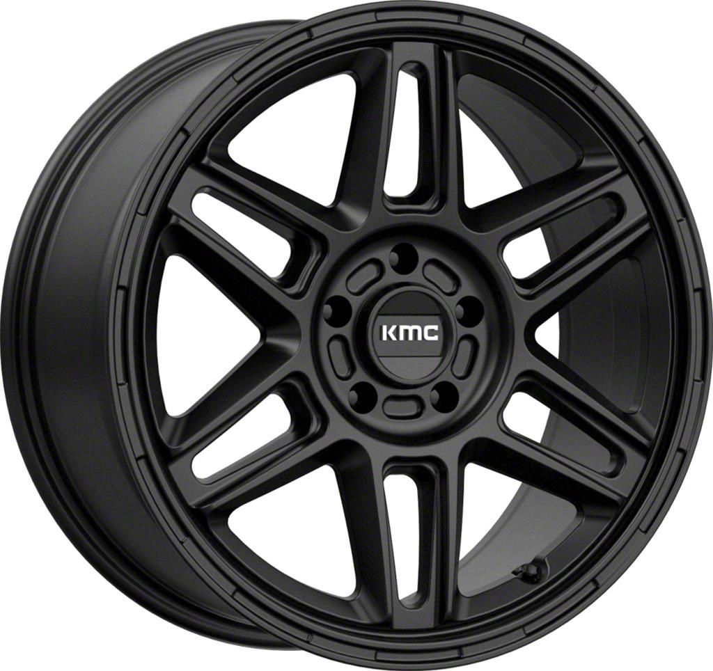 KMC Bronco Sport Nomad Satin Black 5-Lug Wheel; 17x8; 38mm Offset ...