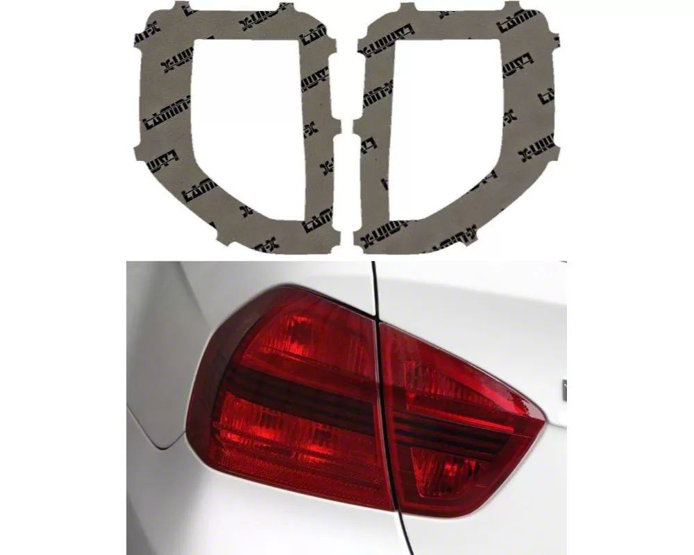 Lamin-X Bronco Sport Red Outer Ring Tail Light Tint Covers; Tinted ...