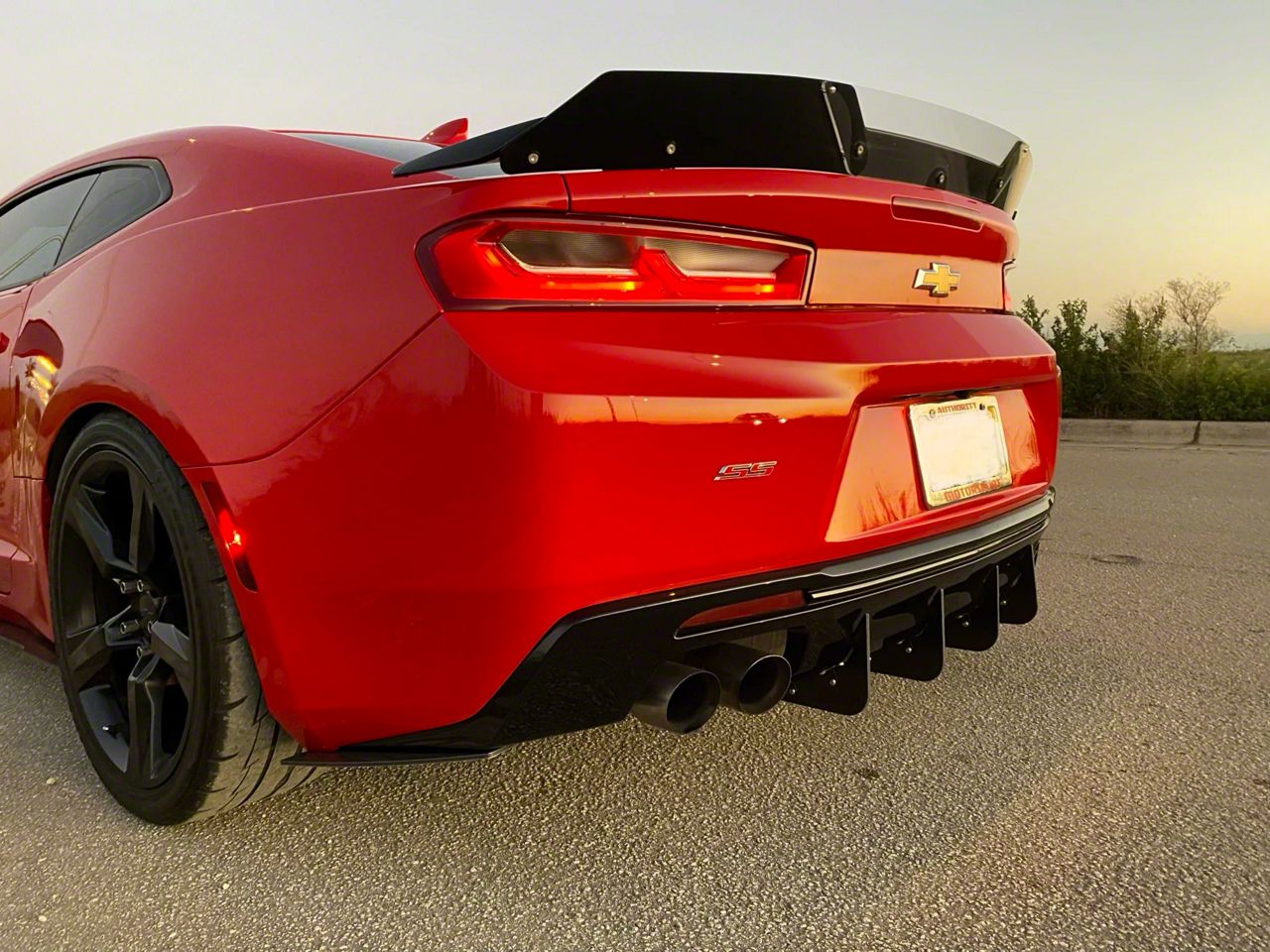 Authority Motorsport Camaro V7 6-Piece Full Rear Diffuser Kit ...