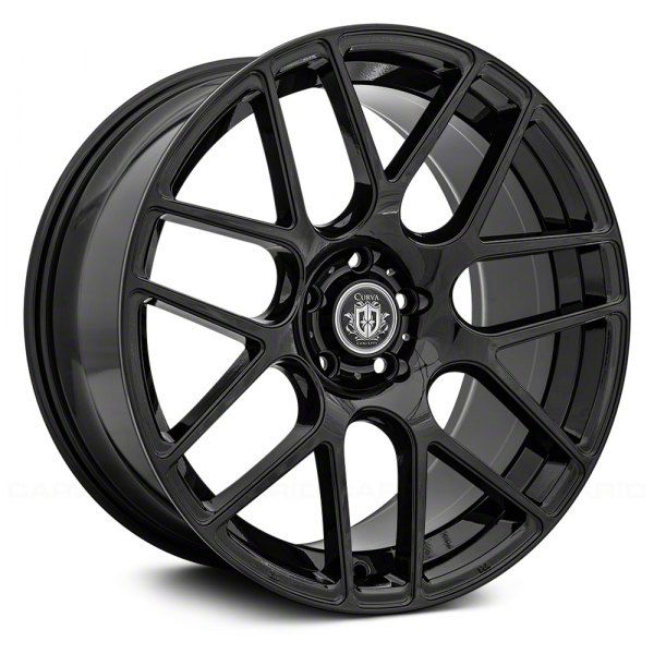 Curva Concepts Camaro C7 Gloss Black Wheel; 20x8.5 C7-20851203572BLK ...