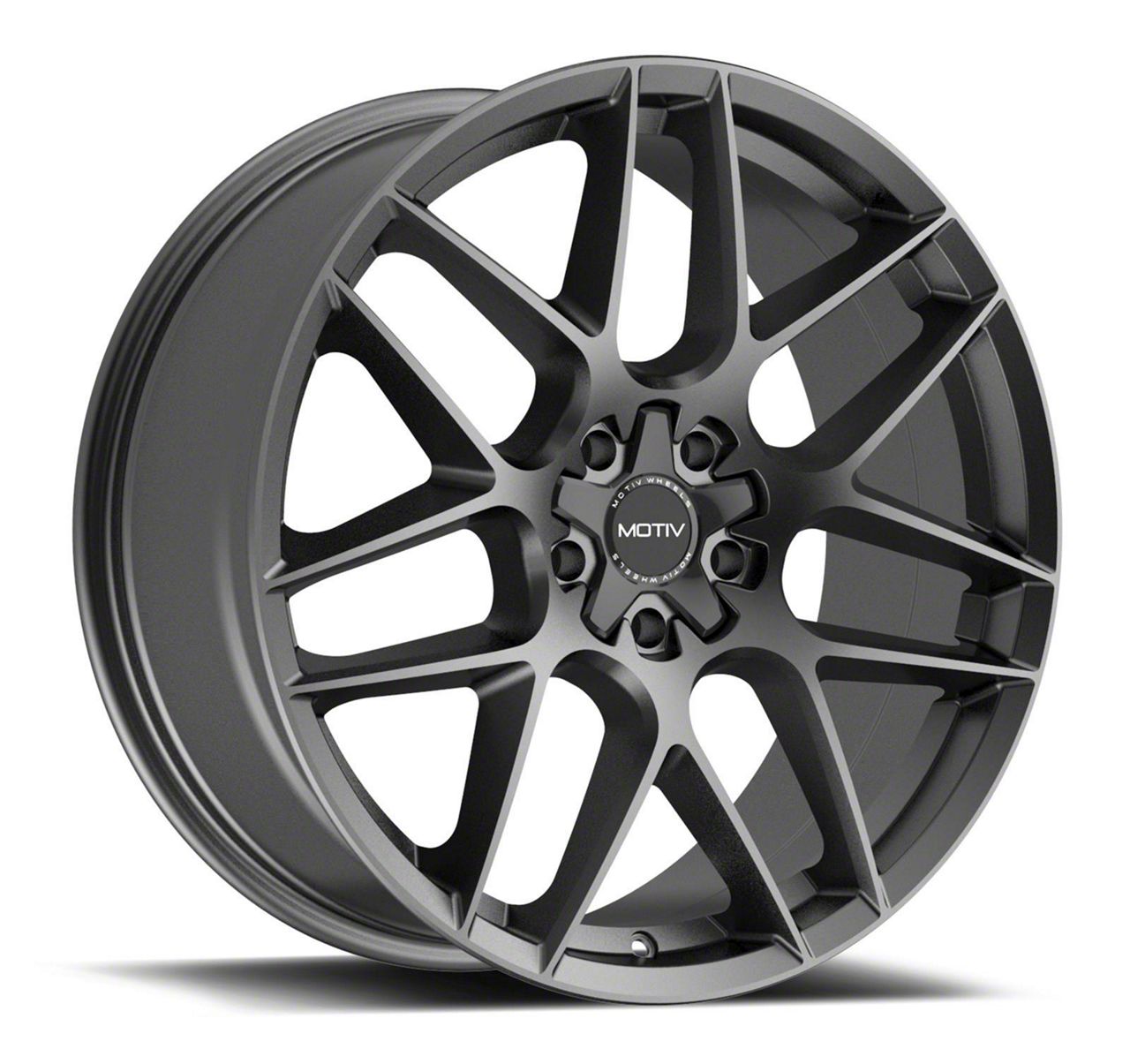 Motiv Challenger Foil Gloss Graphite Wheel; 20x8.5 A258815 (08-23 RWD ...