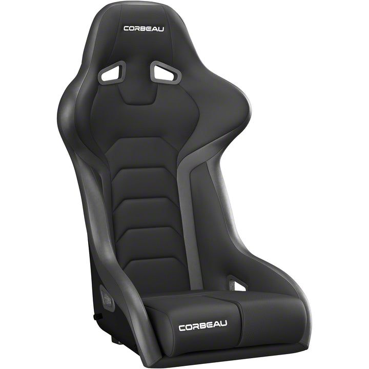 Corbeau Camaro FX1 Pro Racing Seat; Black Cloth 29501P (10-22 Camaro ...