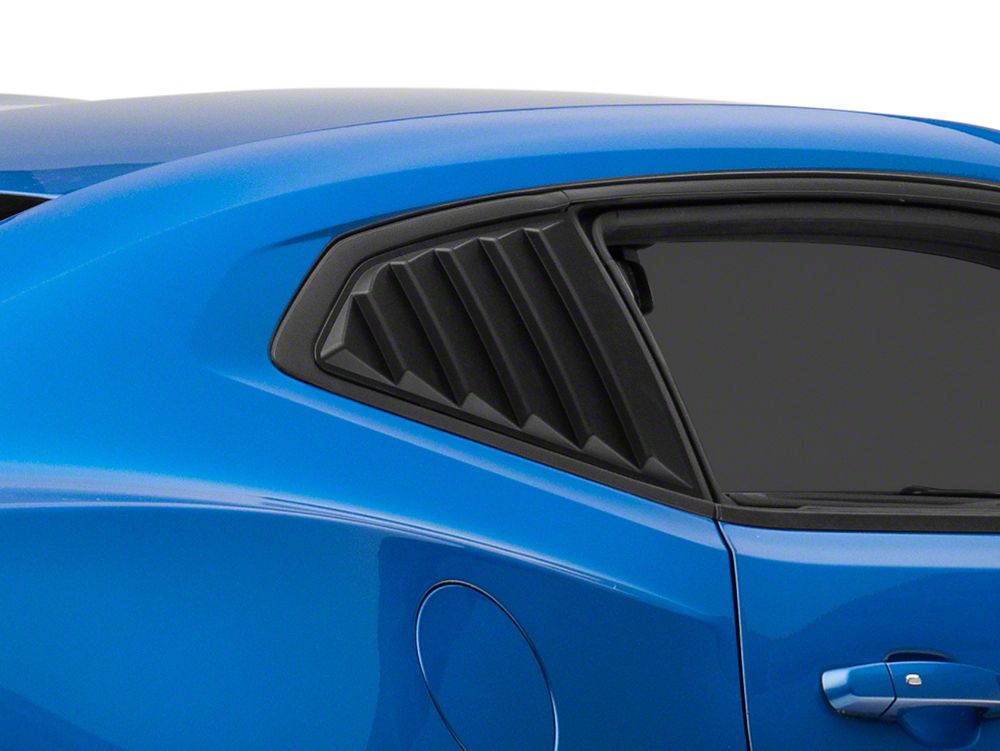 MP Concepts Quarter Window Louvers Matte Black 16 24 Camaro Coupe MP Concepts