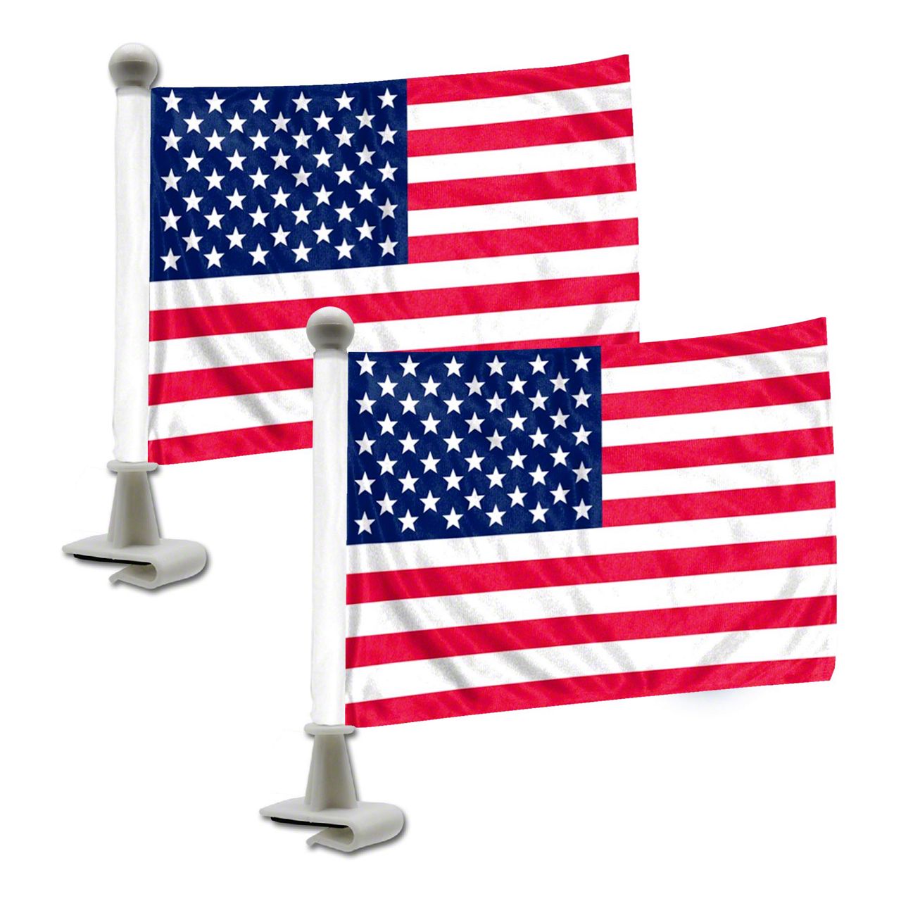 Jeep Gladiator Ambassador Flags with United States, USA Logo; Red ...