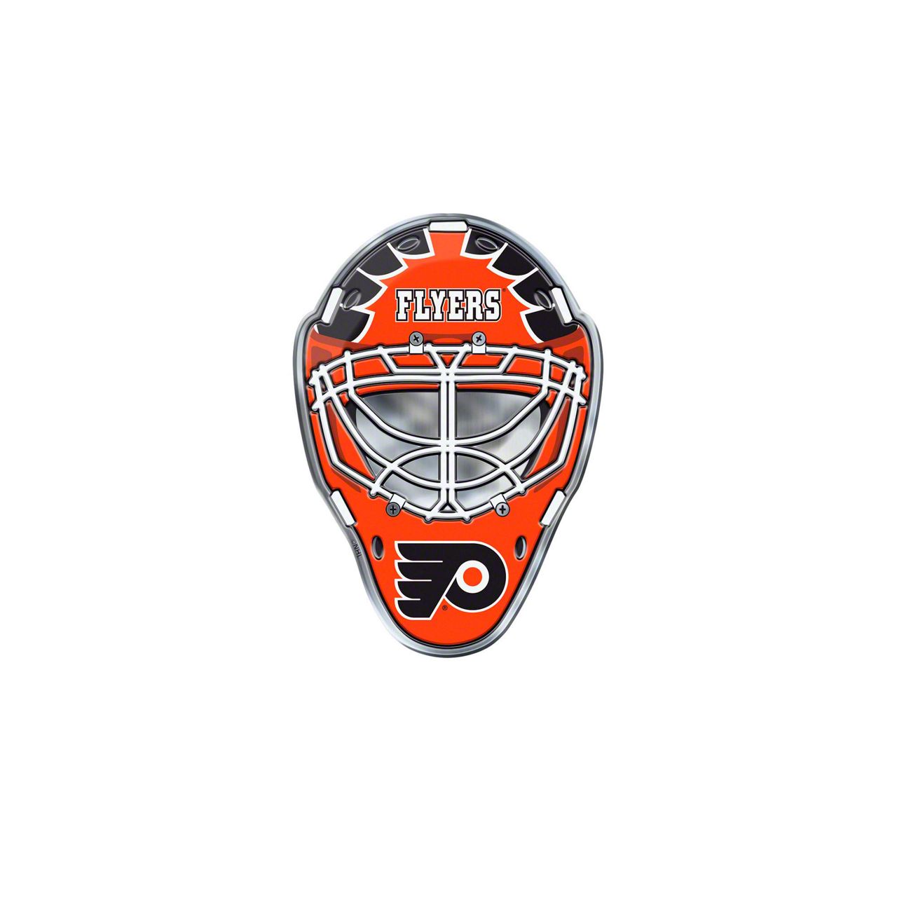 Tundra Philadelphia Flyers Embossed Helmet Emblem; Orange and Black ...