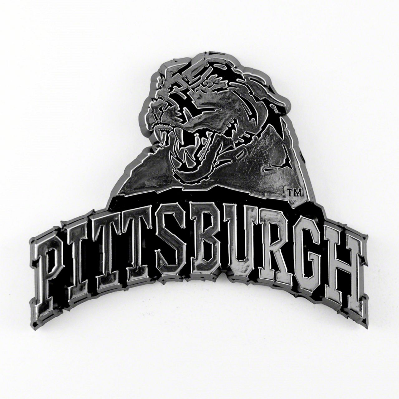 Tundra University of Pittsburgh Molded Emblem; Chrome (Universal; Some ...