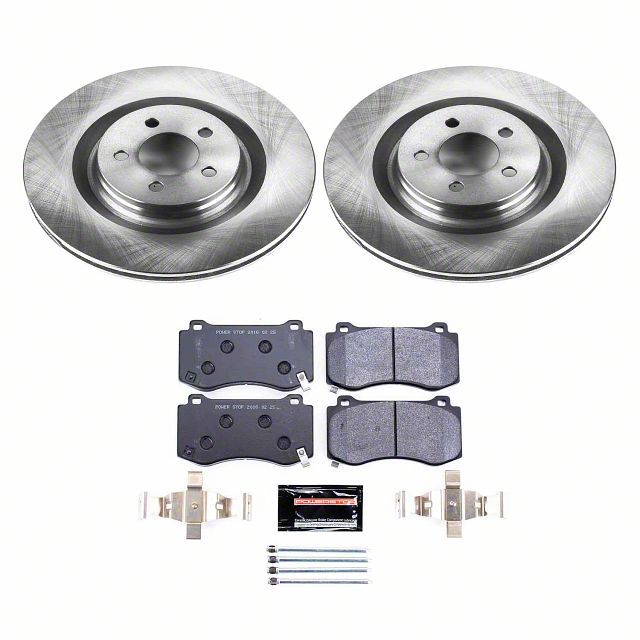 PowerStop Challenger Track Day Plus Brake Rotor and Pad Kit; Front ...