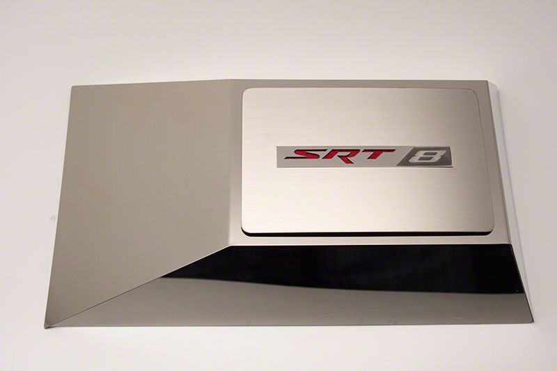 Challenger Brushed Fuse Box Cover Top Plate with SRT8 Logo for ACC Fuse ...