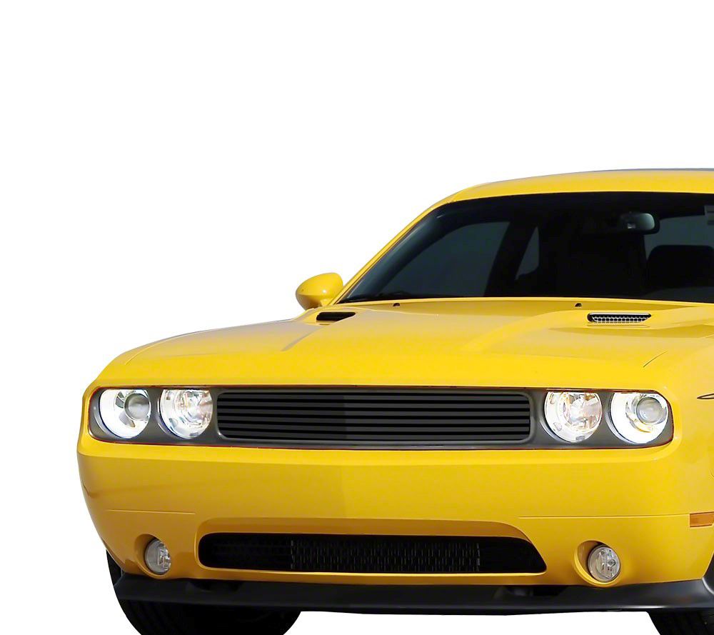 Challenger Stainless Steel Billet Upper Grille; Black (08-14 Challenger ...