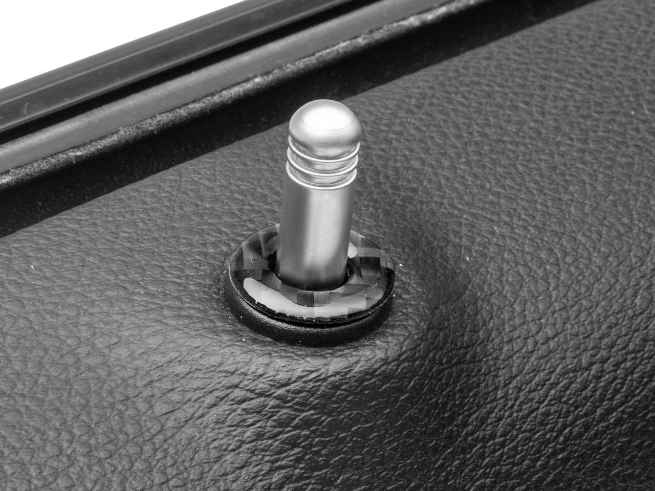 SpeedForm Challenger Door Lock Trim; Carbon Fiber CH16668 (15-22 ...