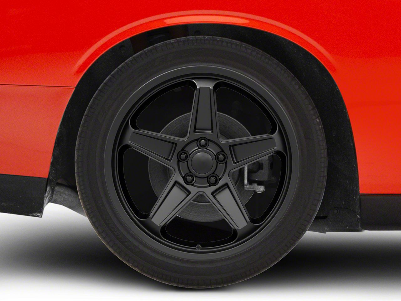 Performance Replicas Charger PR186 Matte Black Wheel; Rear Only; 20x10 ...