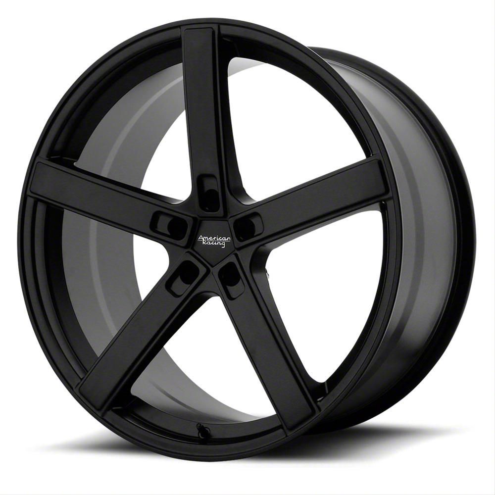 American Racing Challenger Blockhead Satin Black Wheel; 20x9 ...