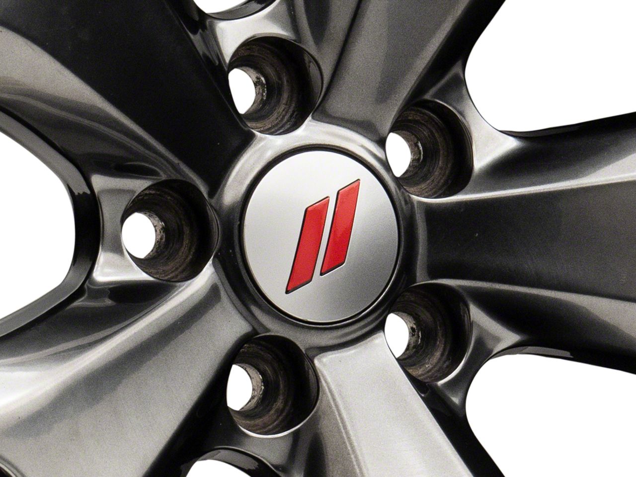 Officially Licensed MOPAR Challenger Hash Mark Wheel Cap Decal; Red ...