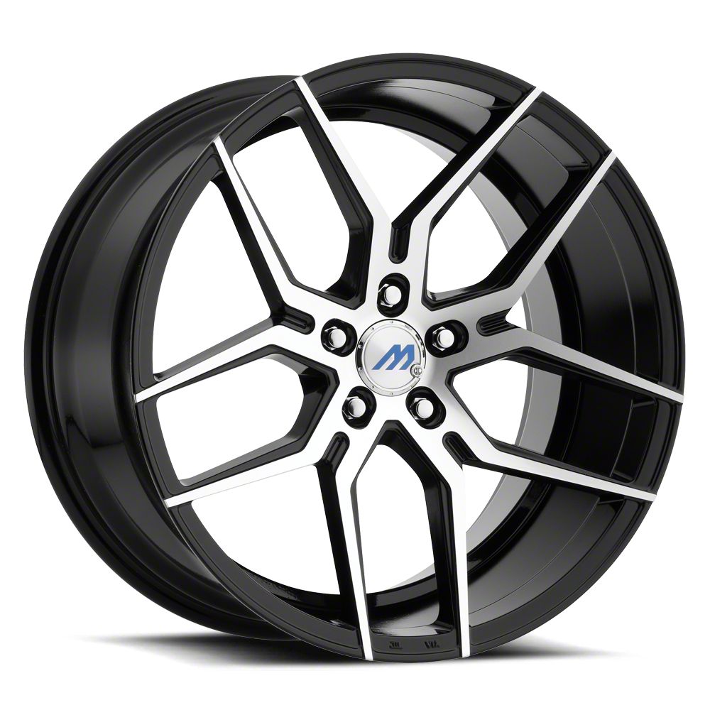 MACH Euro Concave Charger ME.4 Glossy Black Machined Wheel; 20x9 ME4 ...