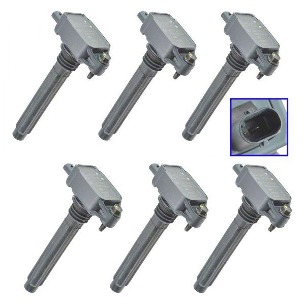 Jeep Wrangler 6-Piece Ignition Coil Set (12-18 3.6L Jeep Wrangler JK ...