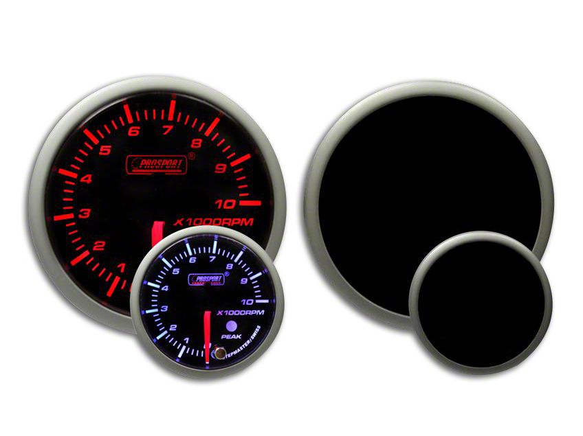 Prosport Tacoma 60mm Premium Series Tachometer; Electrical; Amber/White ...