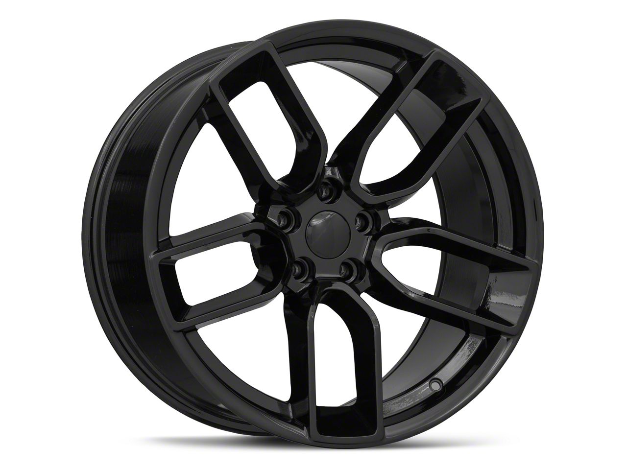 Charger Hellcat Redeye Style Gloss Black Wheel; Rear Only; 20x10.5 (11 ...