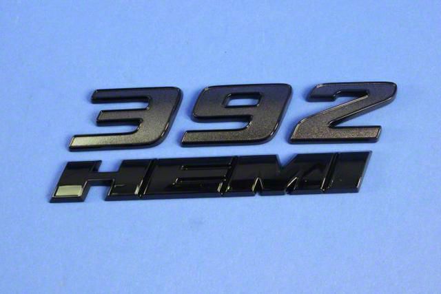 Mopar Charger 392 Hemi Emblem; Black 68216931aa (Universal; Some ...
