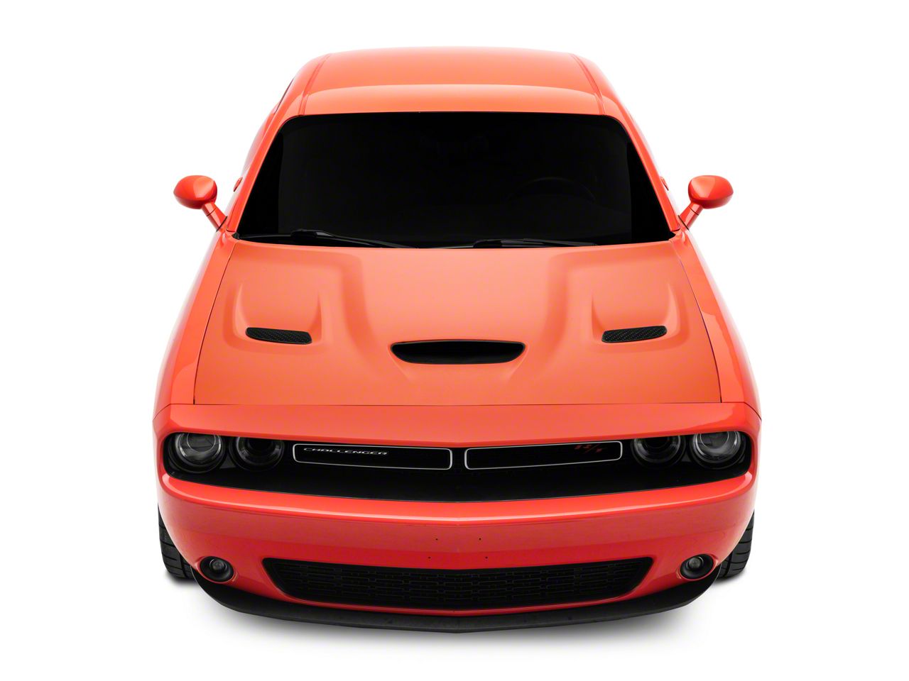 Challenger Hellcat Style Hood with Air Vent Scoop; Unpainted (08-22 ...