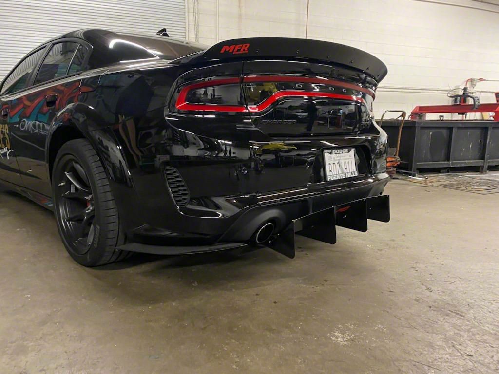 Charger Wickerbill V2 Rear Spoiler (21-22 Charger Daytona, SRT Hellcat ...