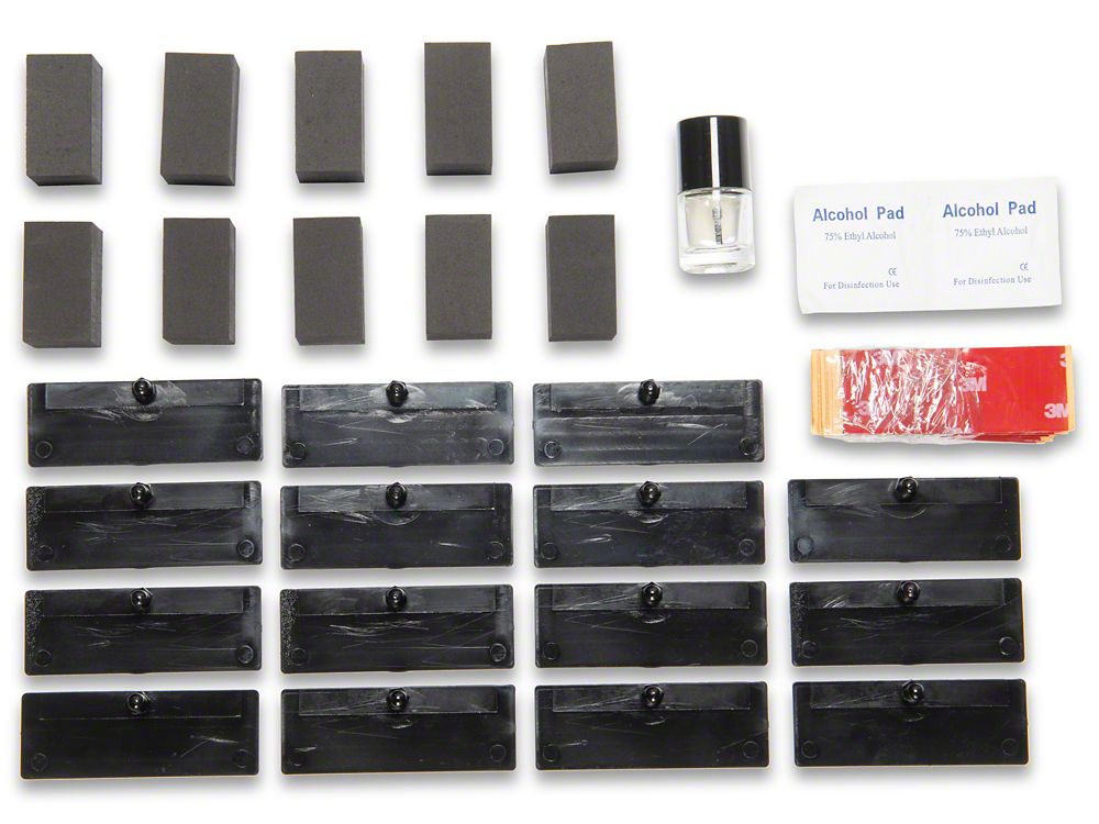 MP Concepts Replacement Rear Window Louvers Hardware Kit for CR5196-99 ...