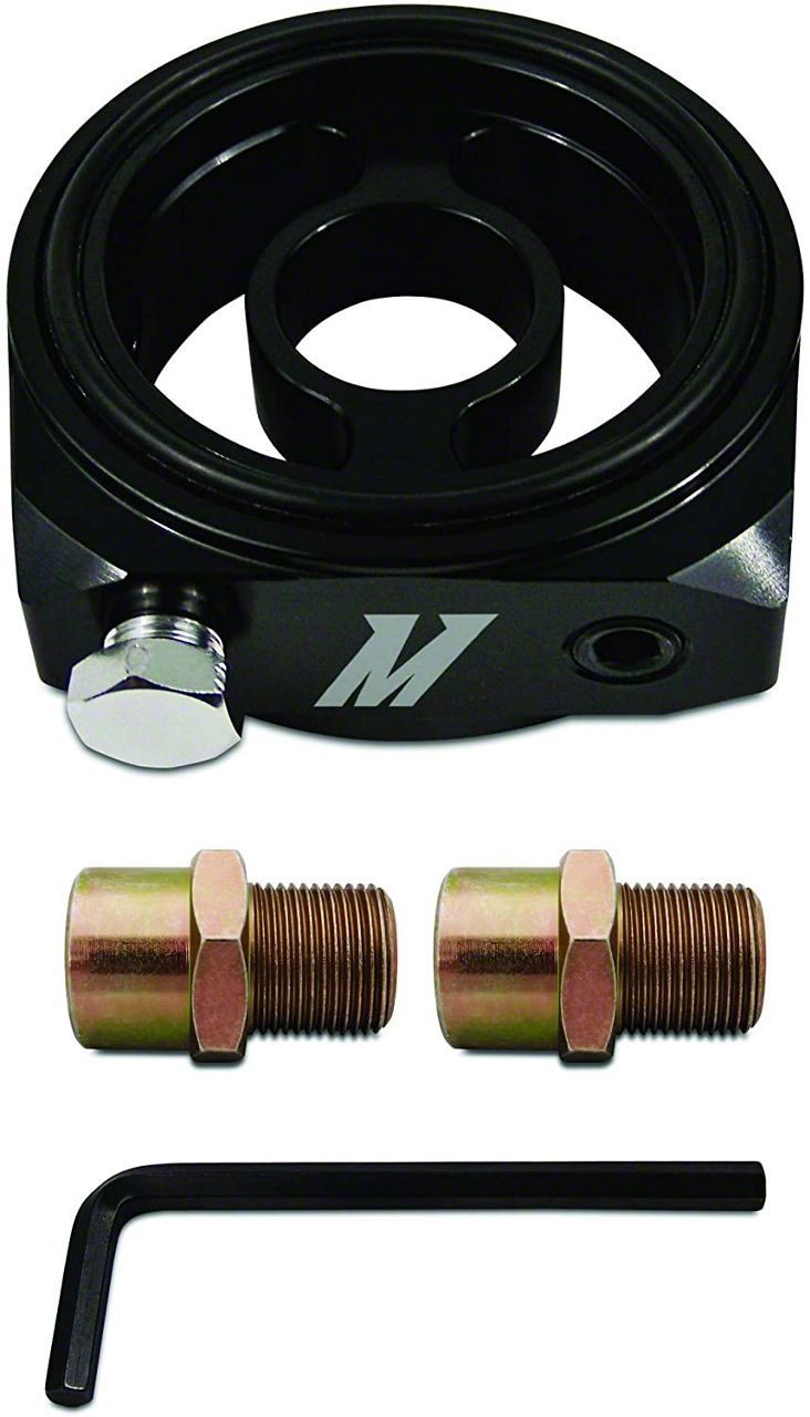 Mishimoto Mustang Engine Oil Cooler Adapter; Oil Filter Sandwich Plate ...