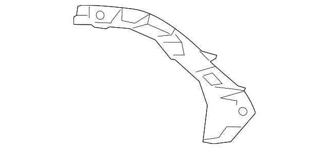 Mopar Charger Bumper Cover Support; Front Right; Fascia to Fender ...